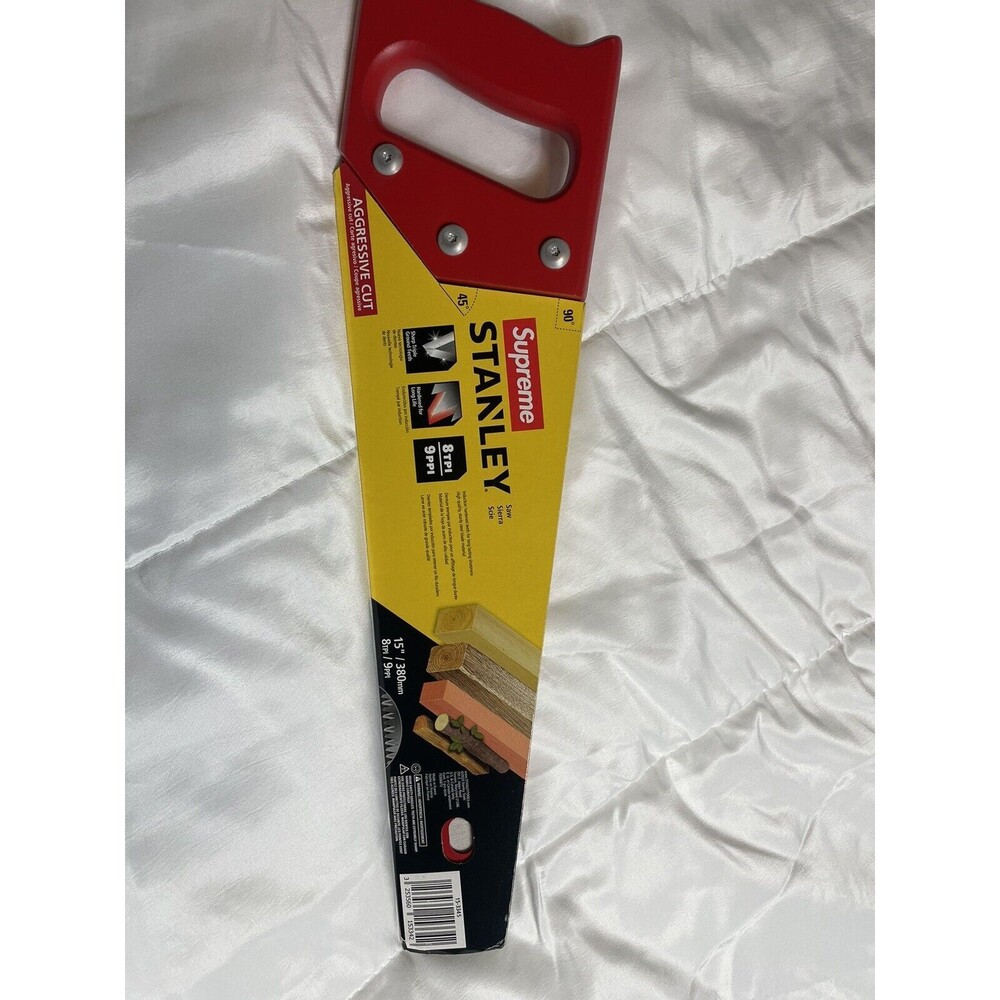 Supreme X Stanley 15" Hand Saw Aggressive Cut Red/Whi… - Gem